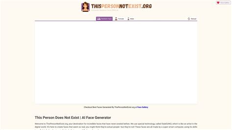 ThisPersonNotExist Org AI Generated Faces Creati Ai