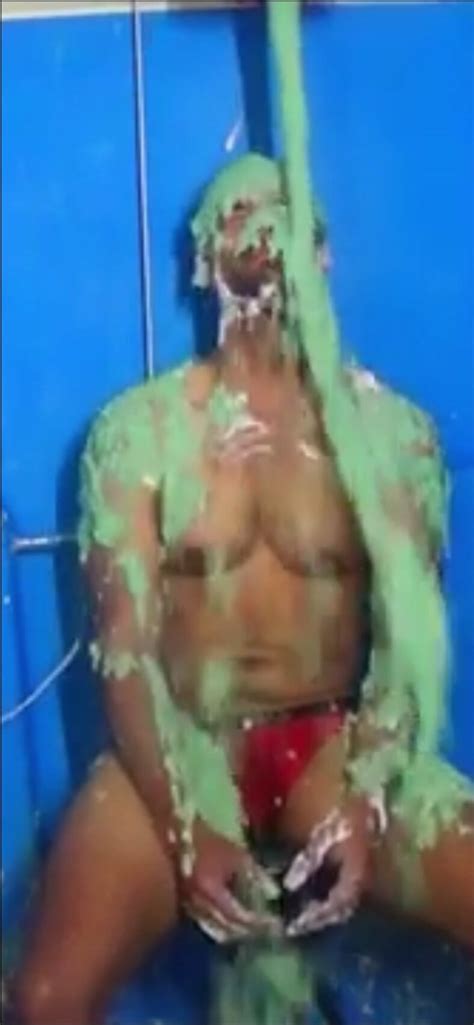 Shirtless Guy Slimed