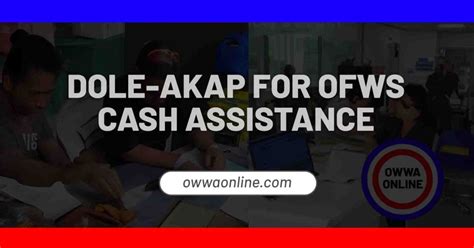 Dole Akap Online Application Cash Assistance For Ofws Owwa Online