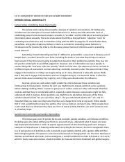 CH ASSIGNMENT Docx CH ASSIGNMENT VIDEOS ON SEX AND GENDER DISORDERS DEFINING SEXUAL