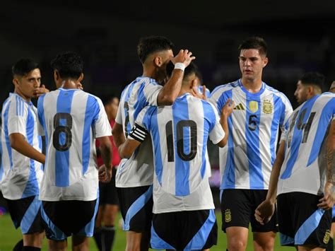 La Selección Argentina Sub 23 Afina La Mira Rumbo A París 2024 Doblete