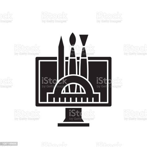 개념 검은 벡터 개념 아이콘 디자인 디자인 개념 평면 그림 기호 개념에 대한 스톡 벡터 아트 및 기타 이미지 개념 개발 개체 그룹 Istock