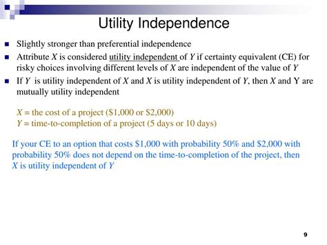 ppt multi attribute utility models with interactions powerpoint