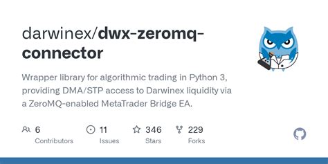 Github Darwinexdwx Zeromq Connector Wrapper Library For Algorithmic Trading In Python 3