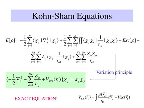 PPT Density Functionals Basic DFT Theory PowerPoint Presentation Free Download ID
