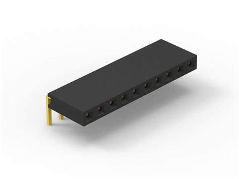 20mm 079 Pitch Female Header Connectors Smolex