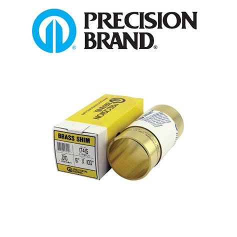 010 6 X 100 Brass Shim Roll Precision Brand 17415 — Cutting Tool