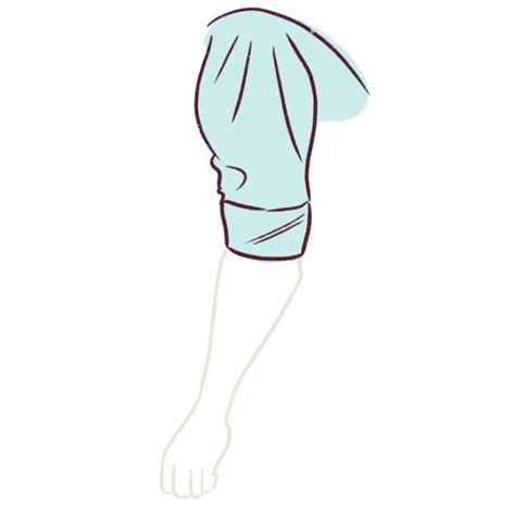 How To Draw Rolled Up Sleeves Step By Step