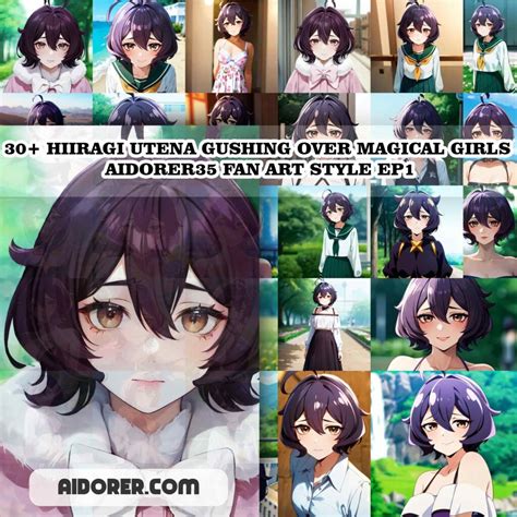 30 Hiiragi Utena Gushing Over Magical Girls Aidorer35 Fan Art Style