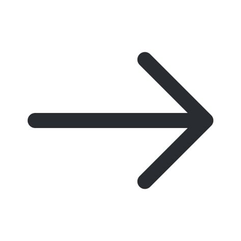 Pijl Rechts Pictogram In Iconsax Vol1 Linear