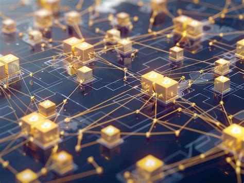 Bitcoin Blockchain Basics Premium Ai Generated Image