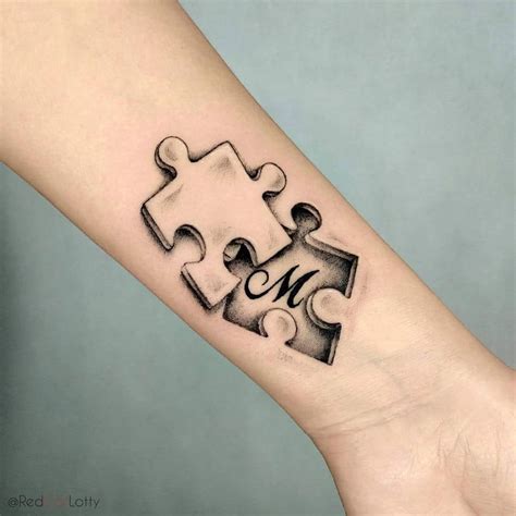 Jigsaw Puzzle Face Tattoos