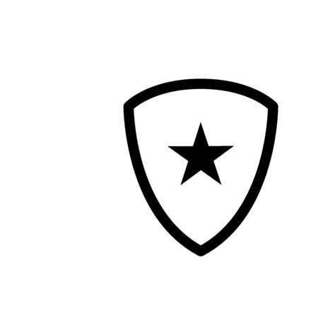Star Shield Icon Vector Design Template 40251394 Vector Art At Vecteezy