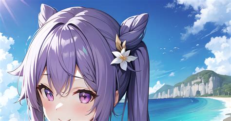 Aiイラスト 刻晴 水着 汐夏 奏のイラスト Pixiv