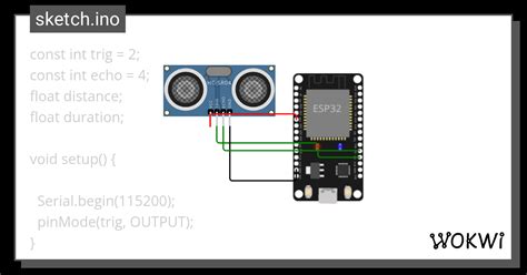 Ultrasonic Wokwi Esp32 Stm32 Arduino Simulator Ultrasonic Wokwi Esp32 Stm32 Arduino Simulator