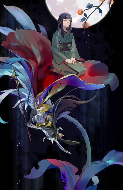 Yotsuyu Goe Brutus And Tsukuyomi Final Fantasy And More Drawn By Meyrikun Danbooru