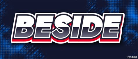 Beside Text Effect And Logo Design Word Textstudio