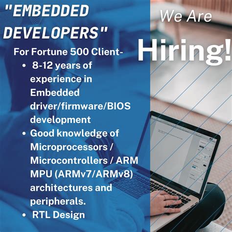 Aman Singh On Linkedin Wearehiring Embeddeddevelopers Rtldesign Embeddedc Armv7 Remote Wfh