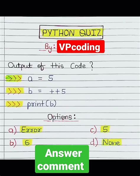 😱coding Quiz 🔥python Coding Shortsfeed Viral Shorts Short Youtube