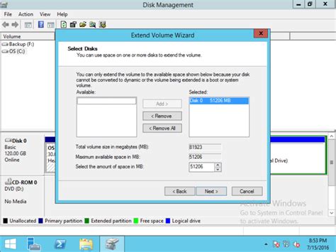 How To Extend System Partition In Windows Server 2012 R2