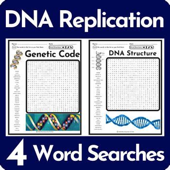 DNA Replication Word Search Puzzle BUNDLE By Word Searches To Print
