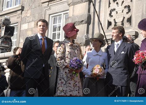 Denmark Crown Princess Mary And Prince Frederik Editorial Stock Image