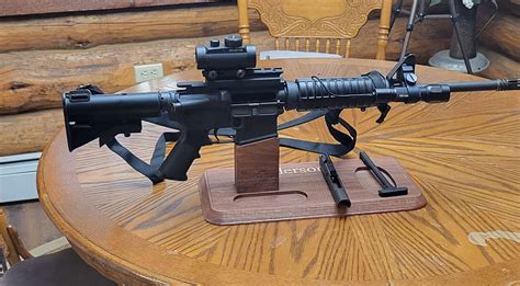 Ar 15 Rifle Stand Perfect For Working On Cleaning Or Displaying Your