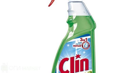 Препарат за почистване на прозорци помпа Clin 500мл