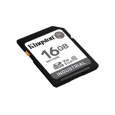 KINGSTON Memóriakártya SDHC 16GB Industrial C10 UHS-I U3 V30 A1 pSLC ...