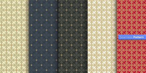 Chinese Japanese Style Geometric Pattern Colors Background