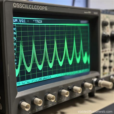 Waveform On An Oscilloscope Stable Diffusion Online