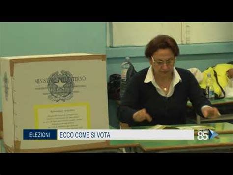 Settembre Elezioni Ecco Come Si Vota Youtube