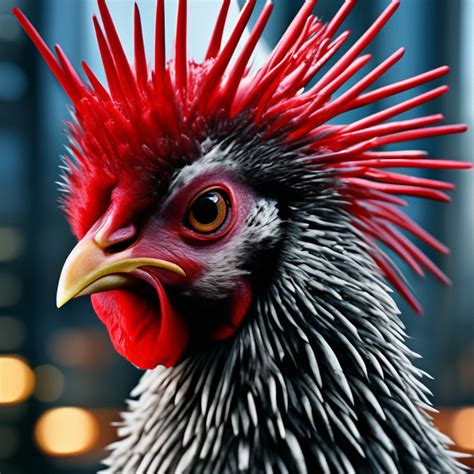 Chicken Comb Dermatitis — Image Created In Shedevrum