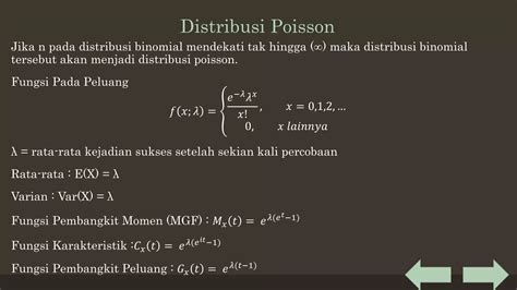 Distribusi Binomial Distribusi Poisson Dan Distribusi Ppt