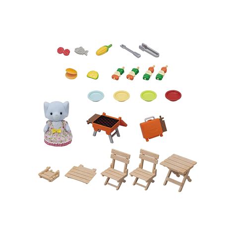 Sylvanian Families Barbekü Piknik Seti Fil Kız 5640 Toysall