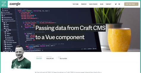 passing data from craft cms to a vue component by zaengle better