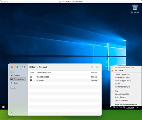 usb over network macos version user manual managing connections
