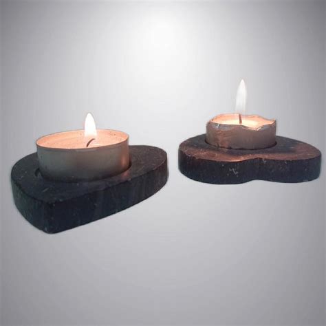 Подсвечник из мрамора сердце — цена 150 грн в каталоге Подсвечники Купить товары для дома и