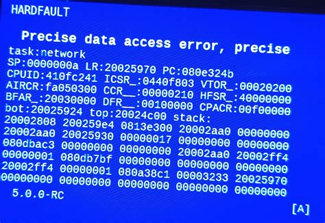 Bug Mk4 Mid Print Bsod Hardfault 500 Rc · Issue 3214 · Prusa3d