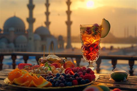 Delightful Array Of Fruits And Snacks Premium Ai Generated Image