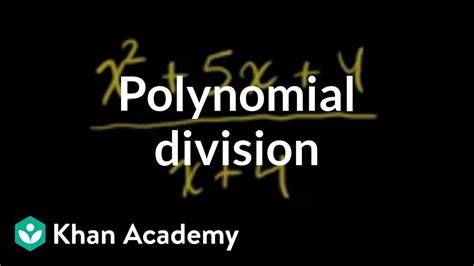 Polynomial Division Polynomial And Rational Functions Algebra Ii