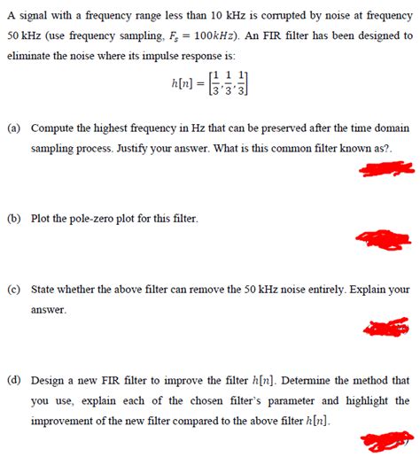 A Signal With A Frequency Range Less Than 10 Khz Is