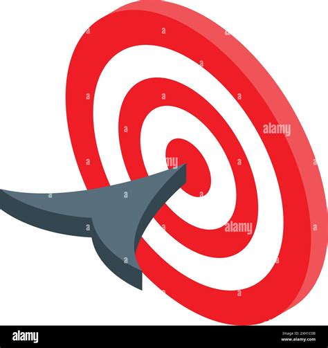 Mouse Cursor Hitting The Center Of A Target Representing The Concept