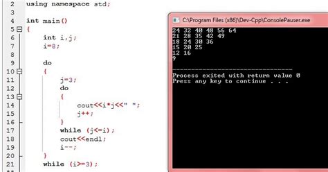 Perulangan Do While Bersarang Pada C