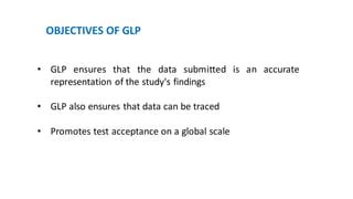 GOOD LABORATORY PRACTICES GLP PDF