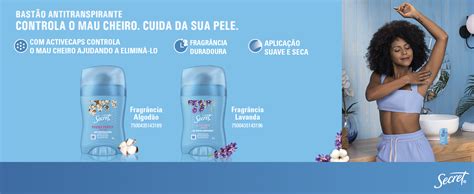 Desodorante Gel Secret Algodão 45g PanVel Farmácias