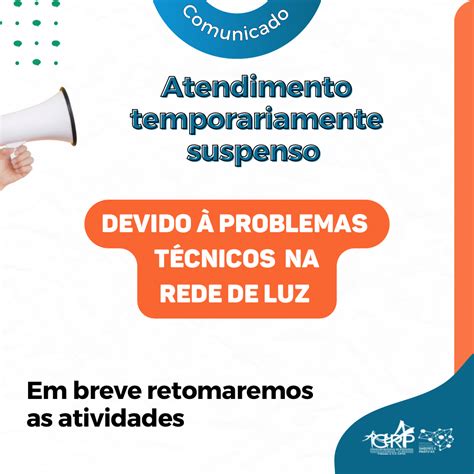 Atendimento suspenso nesta manhã Conselho Regional de Psicologia