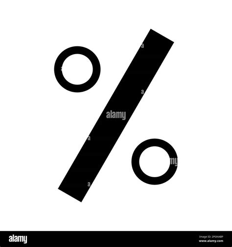 Monochrome Vector Graphic Of A Percentage Sign This Could Be Used In The Teaching Of Maths At