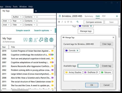 Endnote 21の新機能 Endnote（文献管理、論文作成）