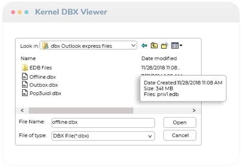 free dbx viewer to view outlook express dbx files